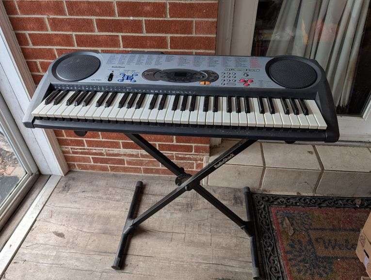 Radio Shack Keyboard and Stand - Auction Ohio