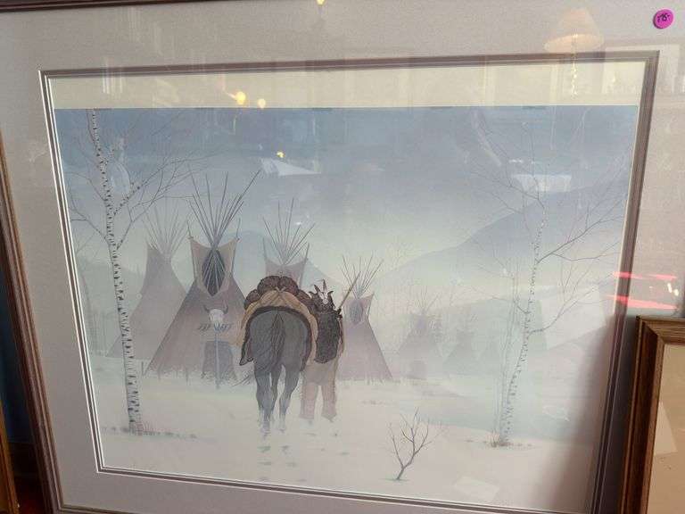 Donald Vann Native American prints - Auction Ohio