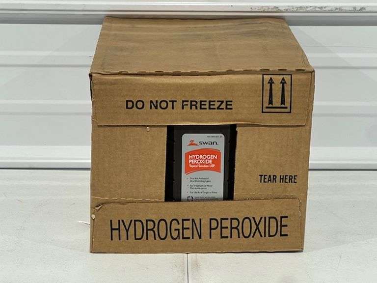 (12) Bottles of Swan Hydrogen Peroxide Topical Solution - Auction Ohio