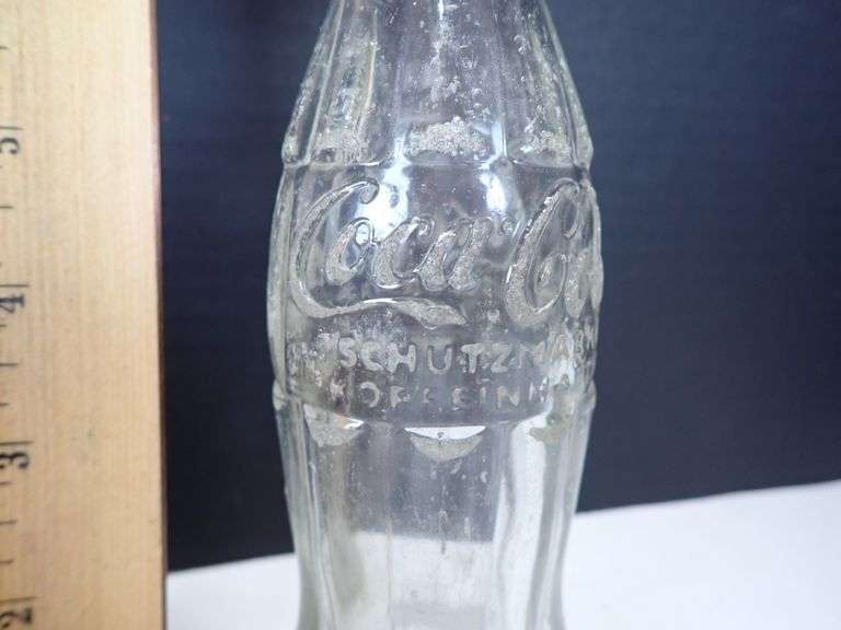 Rare 1963 German Coca-Cola Clear Glass Machine Bottle - Auction Ohio