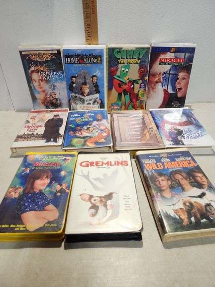 Assorted Vintage VHS Movies Matilda, Home Alone, Etc. - Auction Ohio