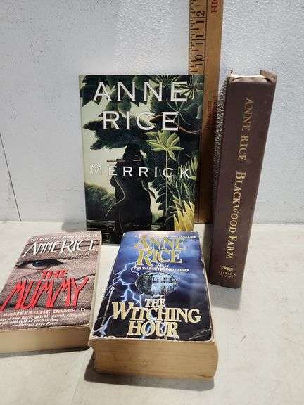 Anne Rice Books & Jennette McCurdy Book - Auction Ohio