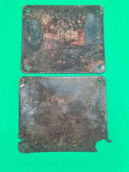 (2) Contains Lead Pump Plates - Auction Ohio