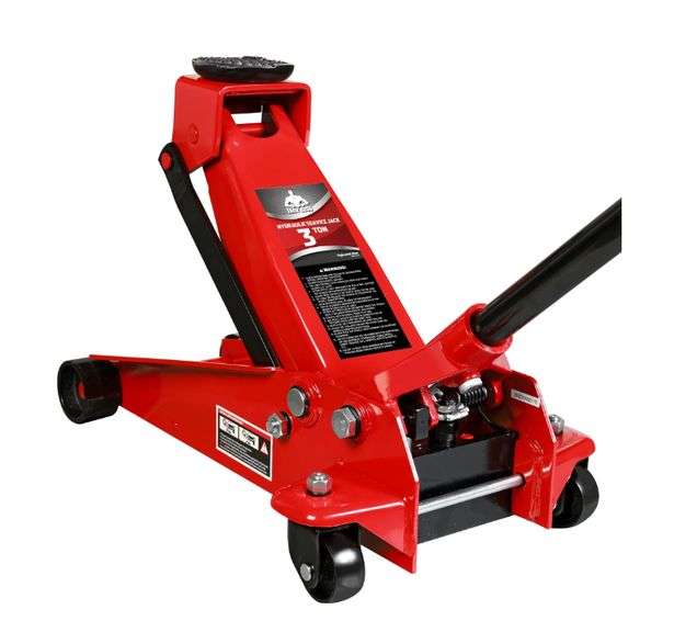 JACK BOSS Floor Jack 3 Ton Capacity Fast Lift Service Jack Steel Heavy ...