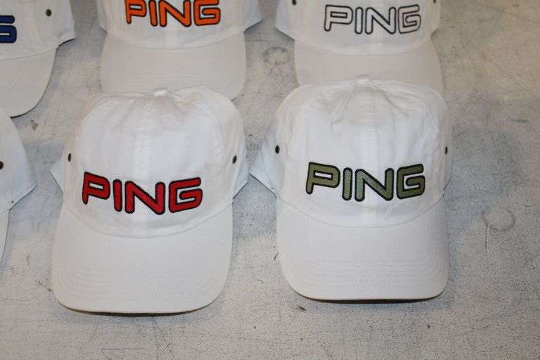 New White Ping Golf Hats - Auction Ohio