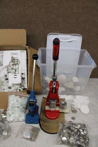 Button Maker Machines/Supplies - Auction Ohio