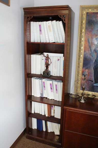 Narrow Bookcase - Auction Ohio