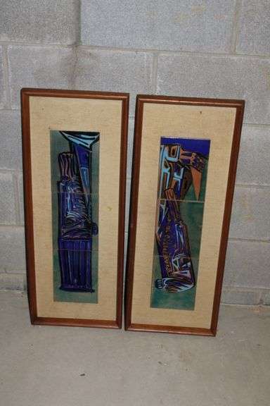 MCM Art Tile Panels - Auction Ohio