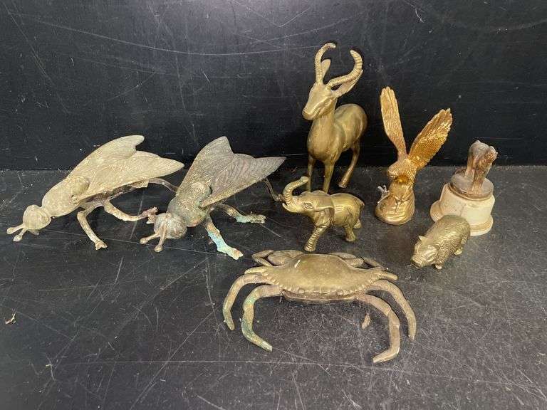 Brass animals - Auction Ohio