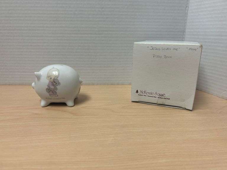 Precious Moments Piggy Bank - Auction Ohio