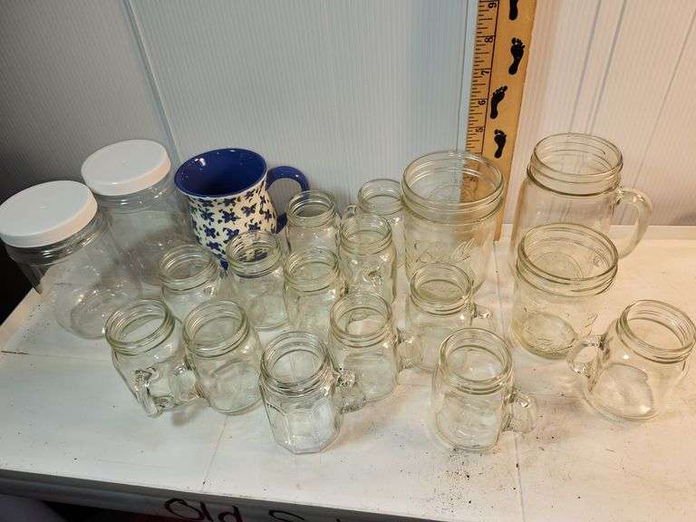 Assorted Glass Jars & More - Auction Ohio