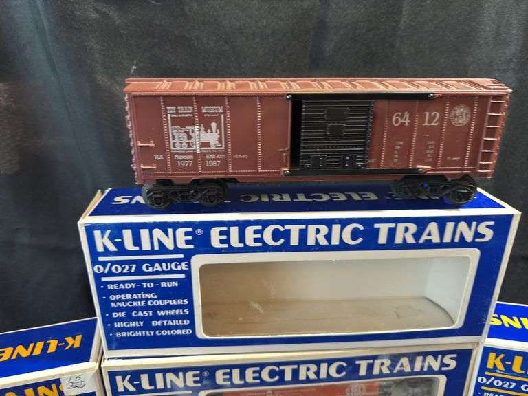 K-Line Toy Train Museum Cars - Auction Ohio