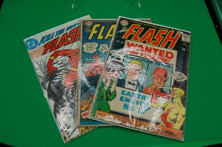(3) Flash Comics - Auction Ohio