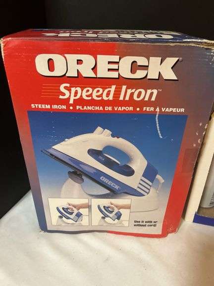 New Oreck Iron & Bathroom Kit - Auction Ohio