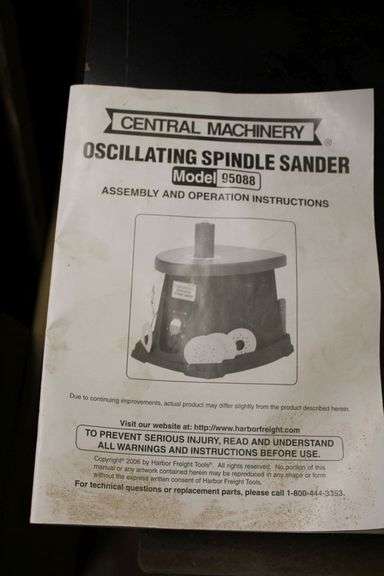 Oscillating Spindle Sander - Auction Ohio