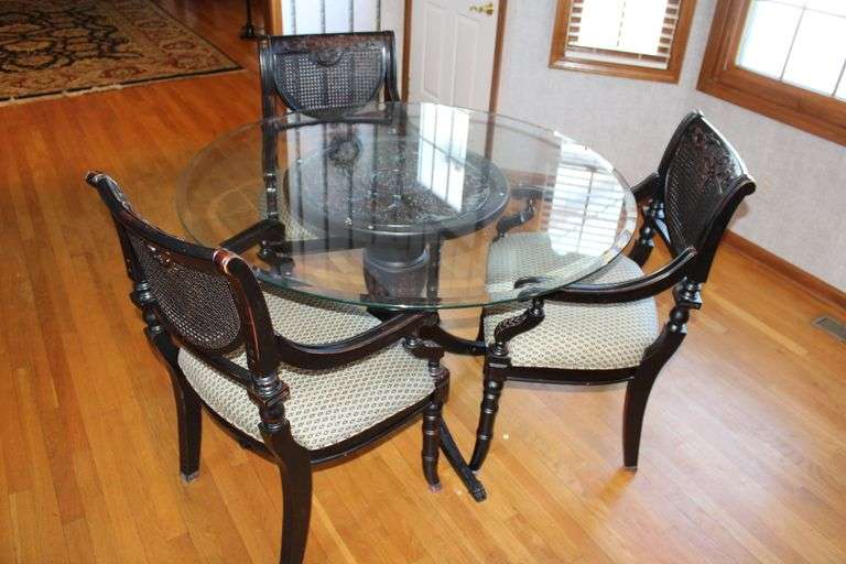 British Colonial Dining Set - Auction Ohio