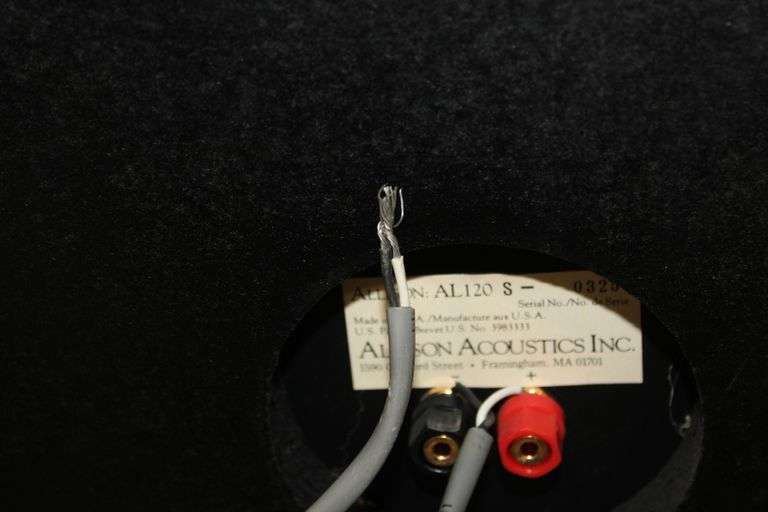 Allison Acoustics Speakers - Auction Ohio