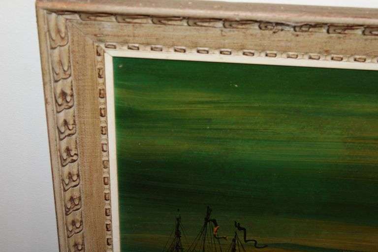 Lee Burr Galleon Painting - Auction Ohio