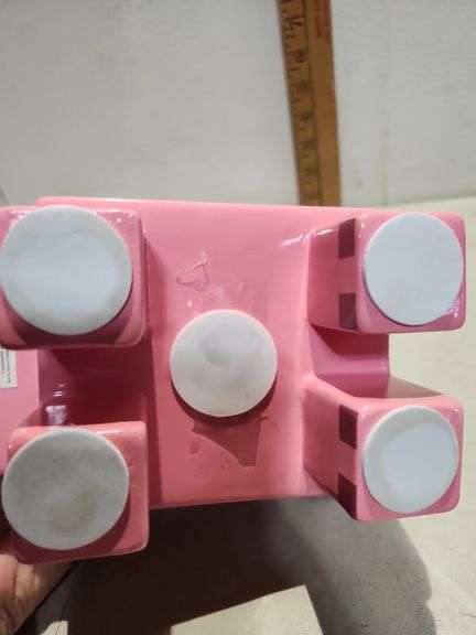Minecraft Ceramic Pig Bank - Auction Ohio