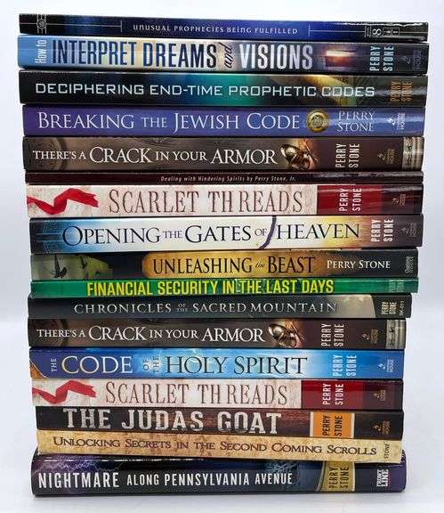 Perry Stone - Signed & Books - Auction Ohio