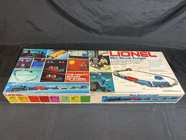 Lionel Blue Streak Freight Electric Train Set - Auction Ohio