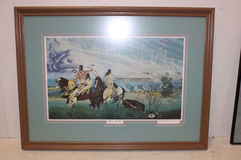 Native American Indian Print - Auction Ohio