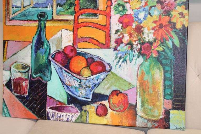 Colorful Still Life Print - Auction Ohio