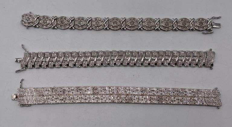 Diamond Accent Bracelets - Auction Ohio