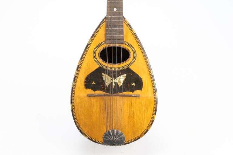 Beautiful Mandolin with Butterfly Inlay - Auction Ohio