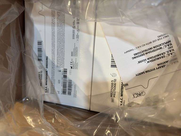 VAC drape and white foam dressing bulk supply - Auction Ohio