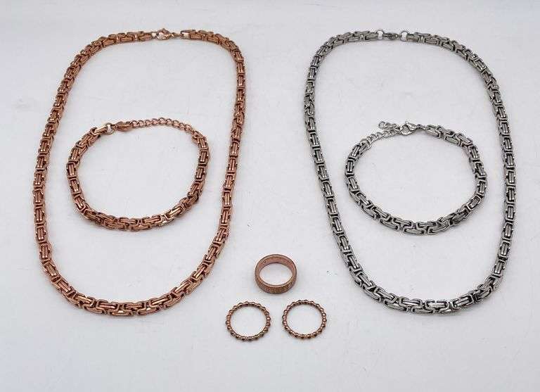 Byzantine Box Chains - Stainless - Auction Ohio