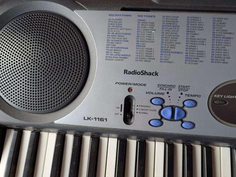 Radio Shack Keyboard and Stand - Auction Ohio