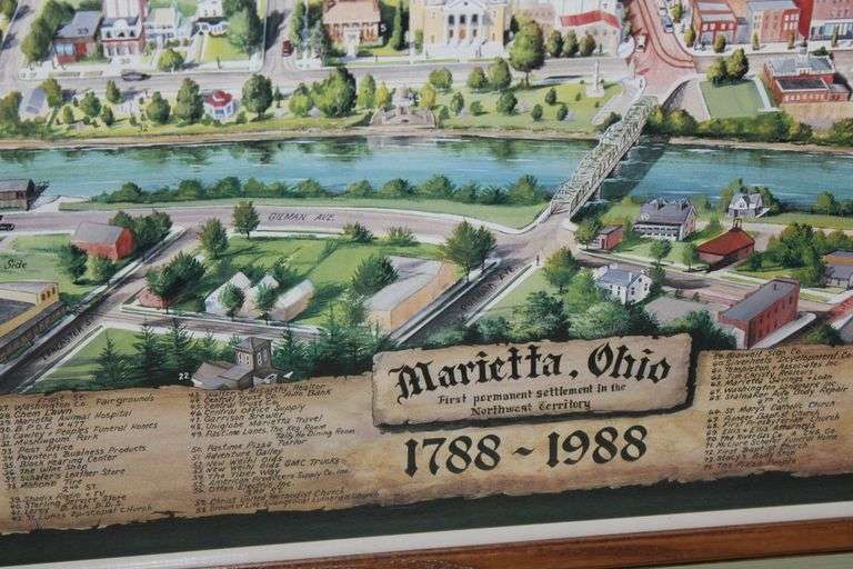Marietta Ohio Map - Auction Ohio