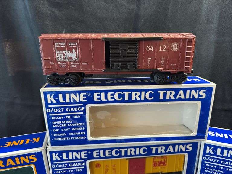 K-Line Toy Train Museum Cars - Auction Ohio