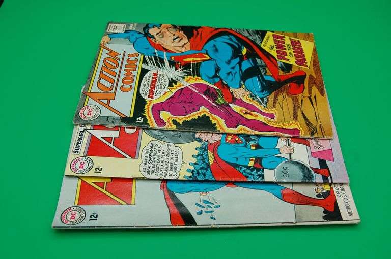 (3) 12¢ Action Comics - Auction Ohio
