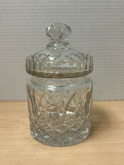 Crystal Glass Jar - Auction Ohio