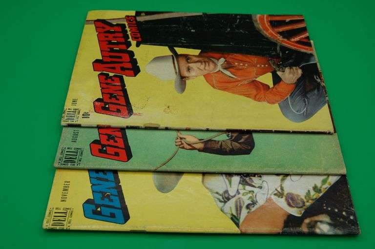 (3) 10¢ Gene Autry Comics - Auction Ohio