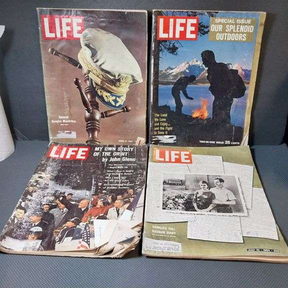 Four Vintage Life Magazines - Auction Ohio