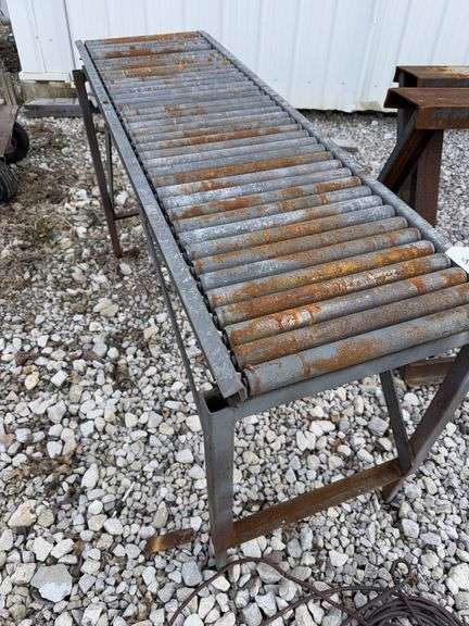 Steel Roller Table - Auction Ohio