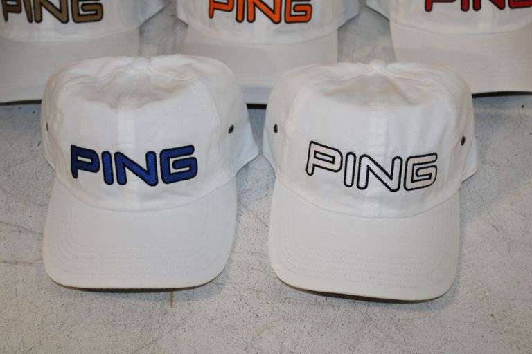 New White Ping Golf Hats - Auction Ohio