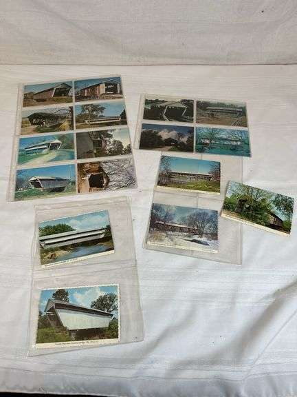 VTG Covered Bridge Postcards - Auction Ohio