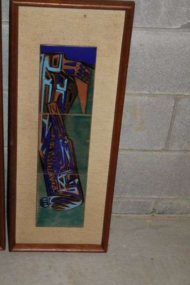 MCM Art Tile Panels - Auction Ohio