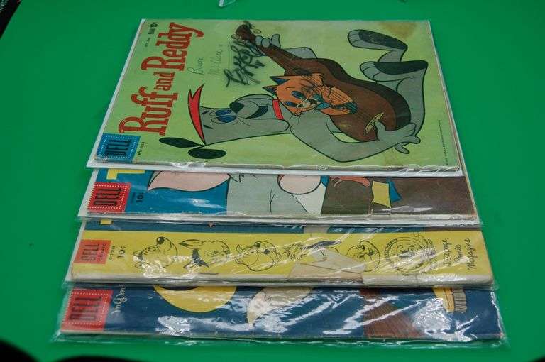 (4) 10¢ Vintage Comics: Ruff & Reddy & (3) Tom & Jerry - Auction Ohio