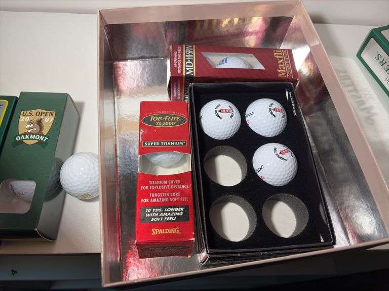Golf Ball Collection and Golf Balls - Auction Ohio