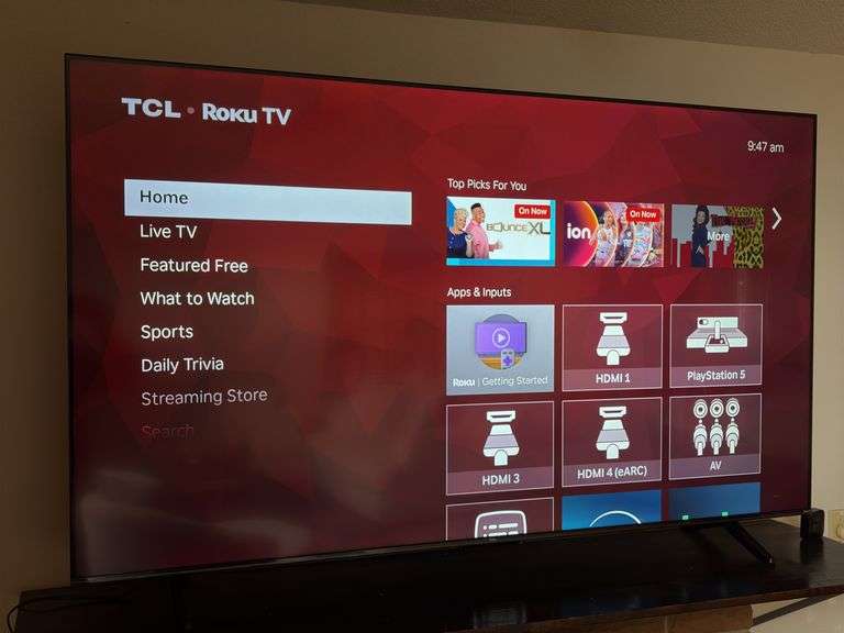 TCL Roku 75in Flatscreen TV - Auction Ohio