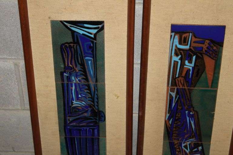 MCM Art Tile Panels - Auction Ohio