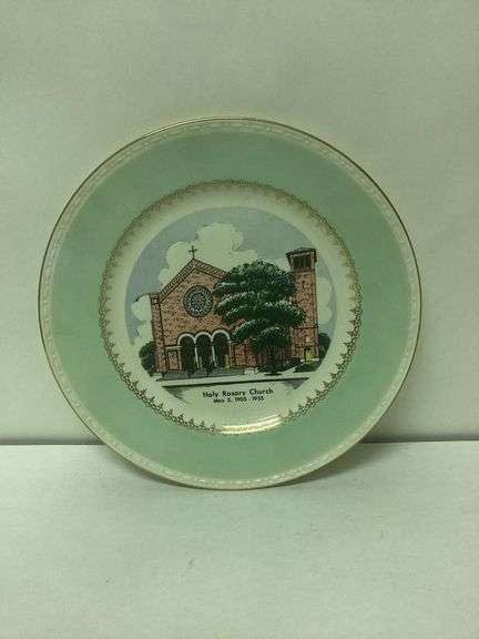 Holy Rosary Church Plate & Glasses - Auction Ohio