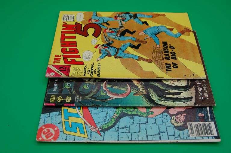 (3) Early Comics: Fightin' 5, Mighty Samson, Starfire - Auction Ohio