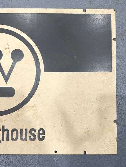 VTG Westinghouse Sign - Auction Ohio