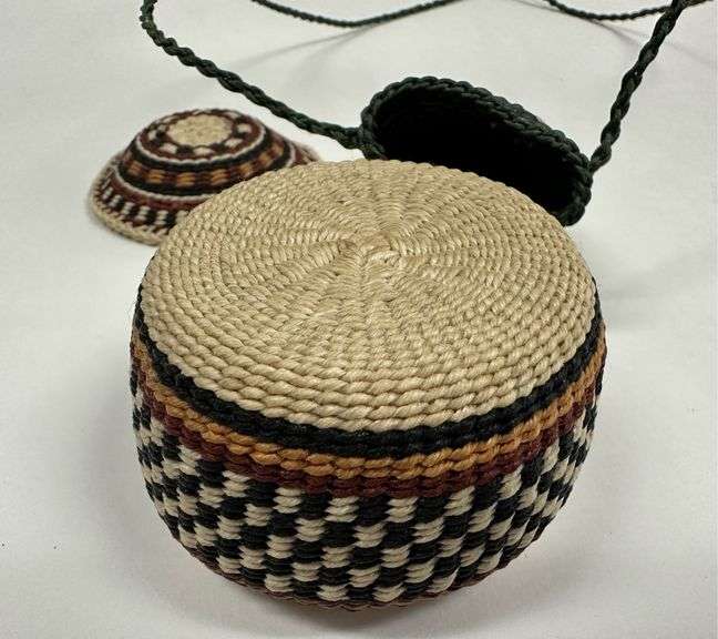 Two Hand Woven Holders - Auction Ohio